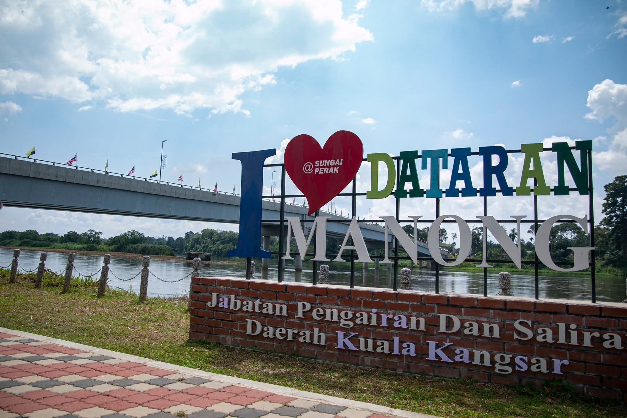 PERASMIAN JAMBATAN MUZAFFAR SHAH, MANONG